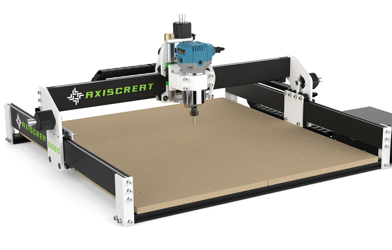 Axiscreat CNC Router Machine 6060, 710W Power Trimmer Router, Linear R ...